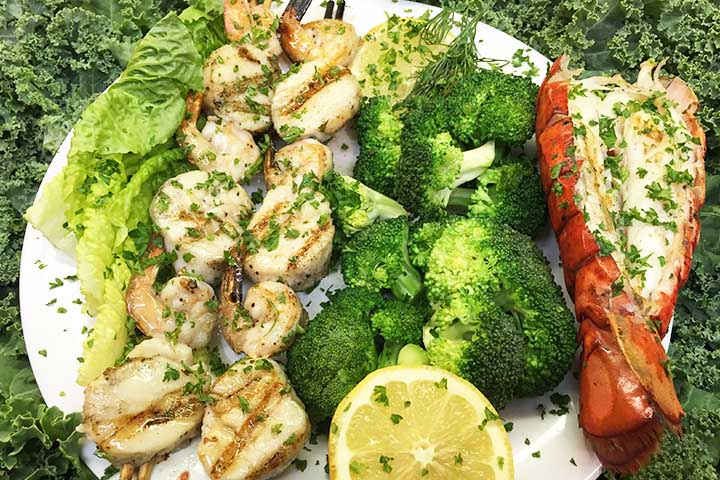 Shrimp & Scallop Skewers Combo | Myrtle Beach Seafood Buffet Restaurant